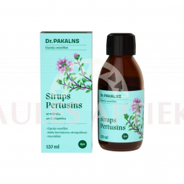 DR.PAKALNS Pertusīns sīrups 120ml | Jūsu uzticamā E-SAULESAPTIEKA.LV