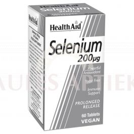 HEALTHAID Selenium 200µg tabletes, N60 | Jūsu uzticamā E-SAULESAPTIEKA.LV