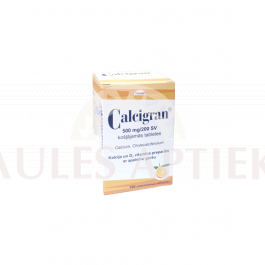 CALCIGRAN 500 mg/200 SV košļājamās tabletes, N100 | Jūsu uzticamā E ...