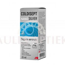 COLDISEPT Nano Silver deguna aerosols, 20 ml | Jūsu uzticamā E ...