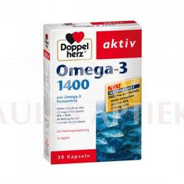 DOPPELHERZ aktiv Omega-3 1400 kapsulas, N30 | Jūsu uzticamā E ...