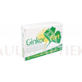 GINKOR Fort cietās kapsulas, N30 | Jūsu uzticamā E-SAULESAPTIEKA.LV