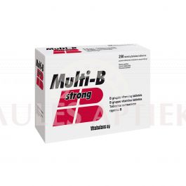 MULTI-B Strong B vitamīna tabletes, N250 | Jūsu uzticamā E-SAULESAPTIEKA.LV